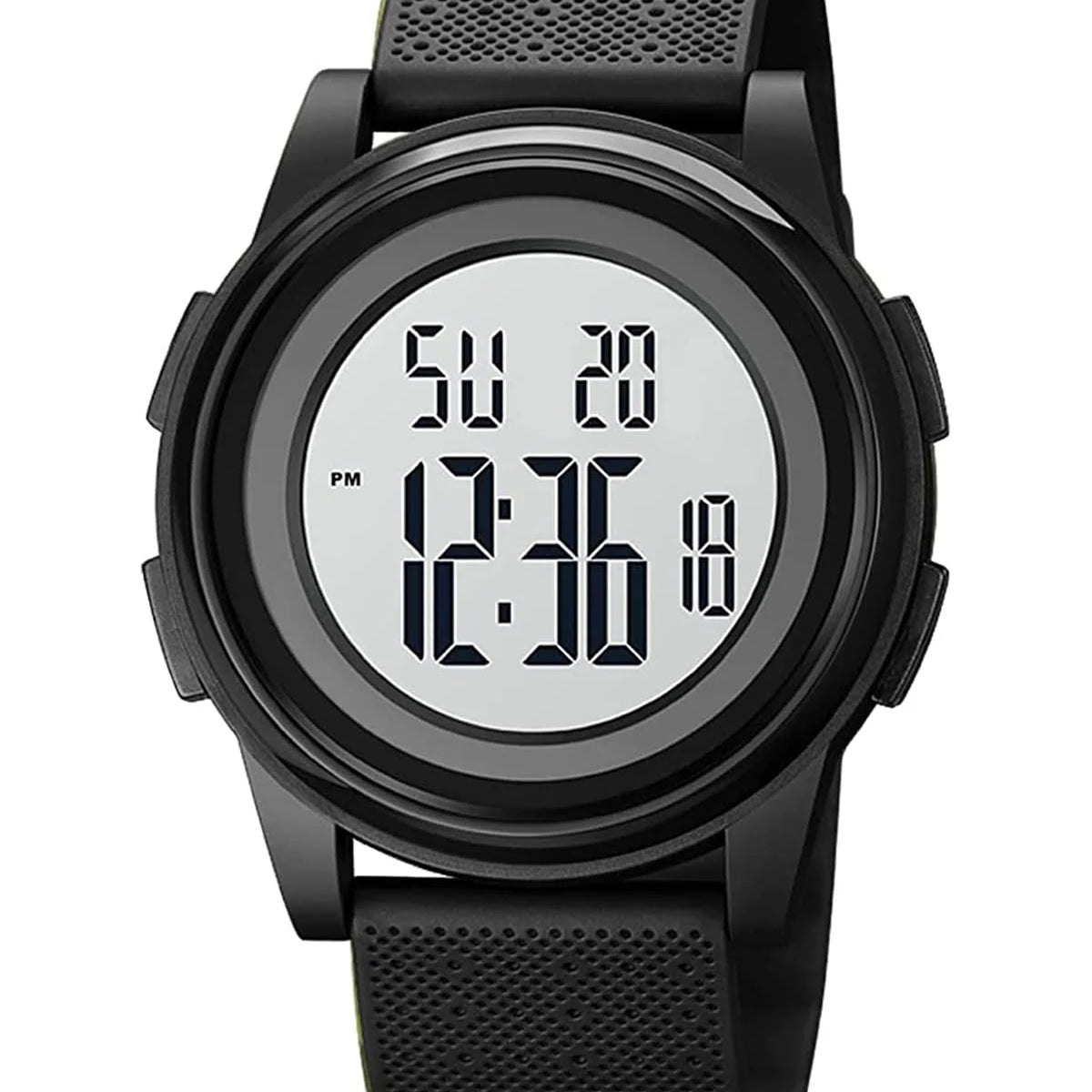 YARBAR Ultra-Thin Minimalist Sports Waterproof Digital Watches Men wit ...